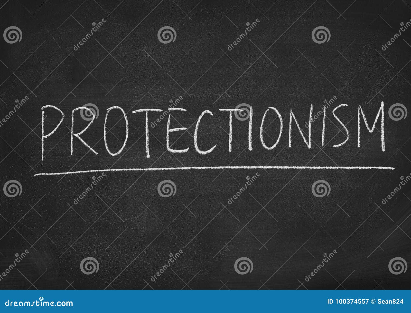 Protectionism Text Concept Closeup. American Dollars Cash Money,3D ...