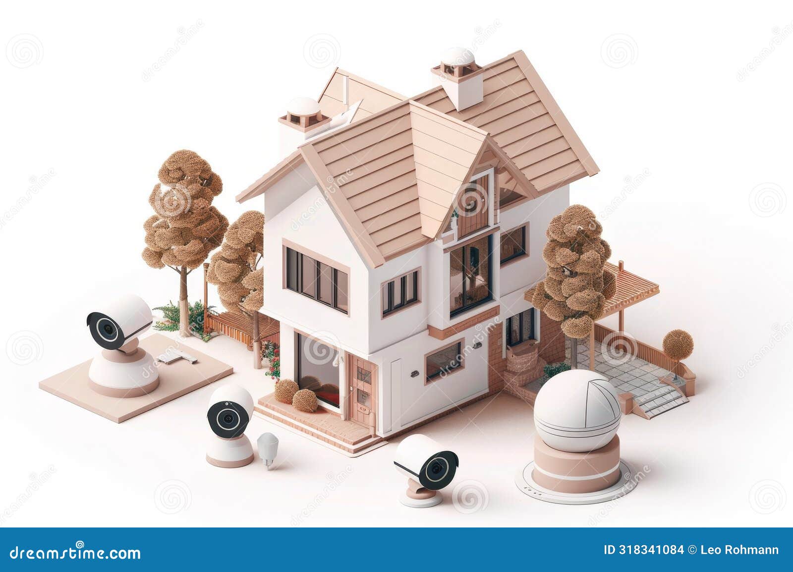 Protective Biometric Camera Verification Creation Building Alarm System ...