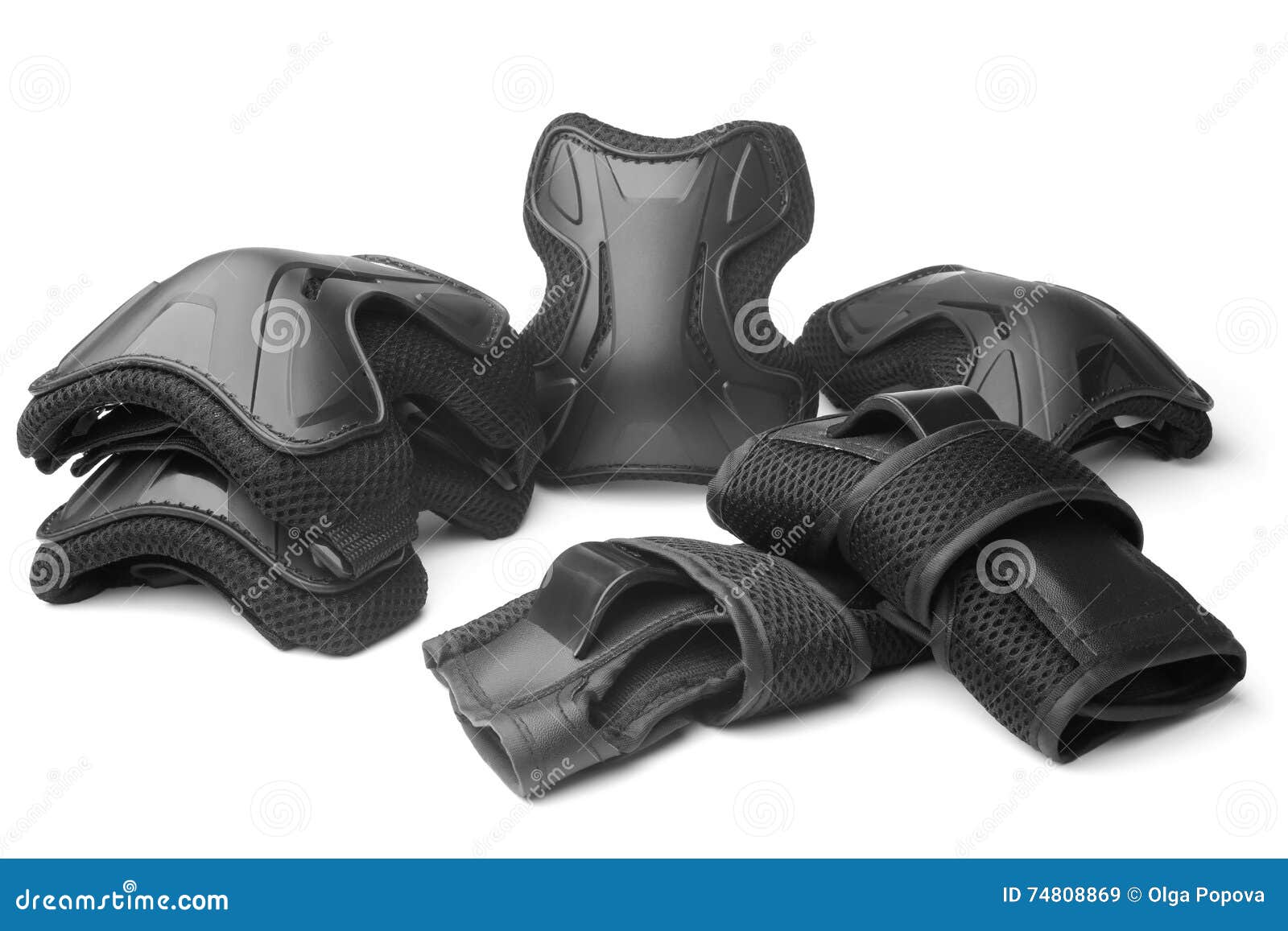Protective Gear for Multi Sport Stock Image - Image of motion, elbow ...