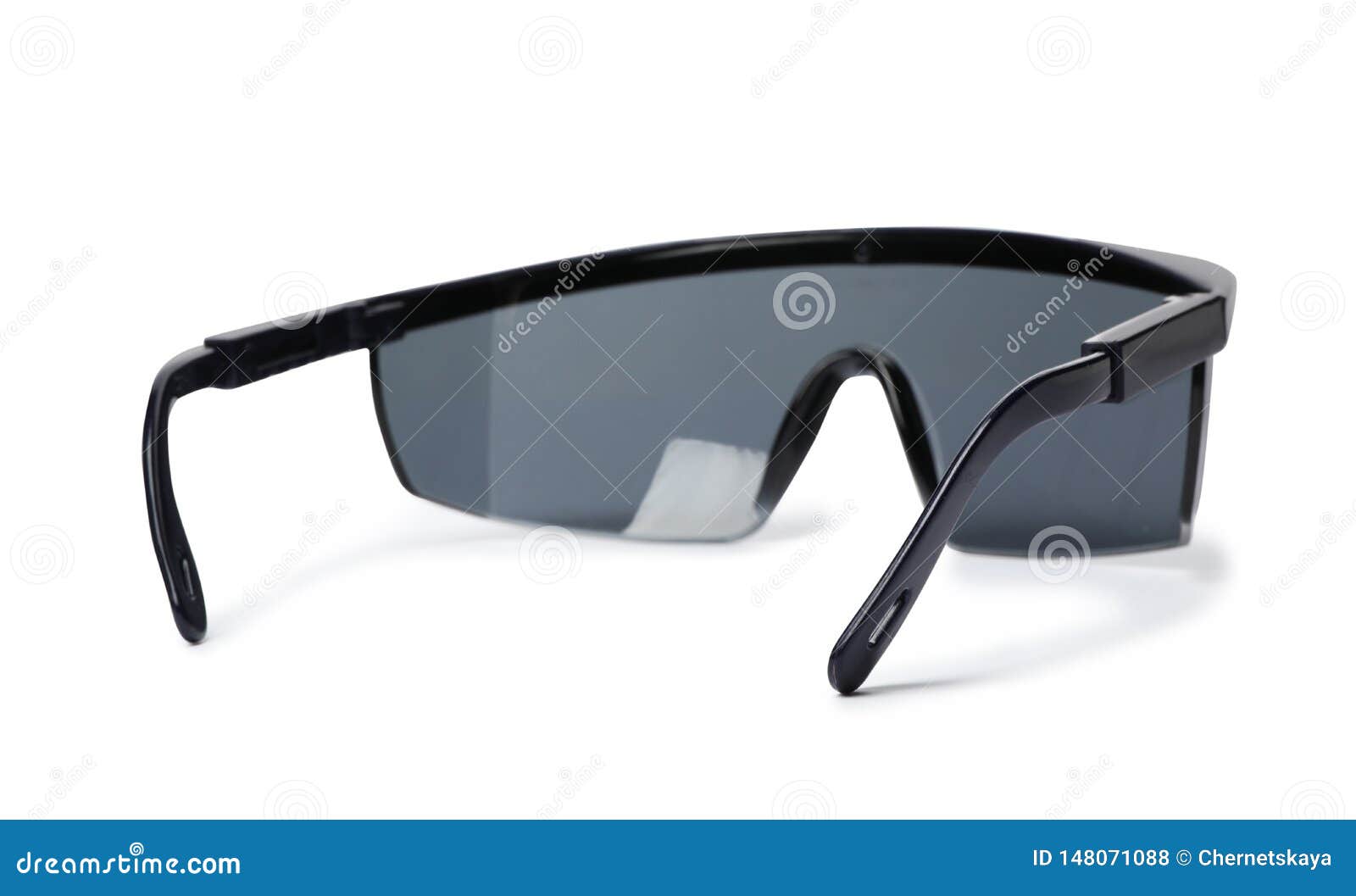 Protective Goggles on White. Construction Tool Stock Photo - Image of ...