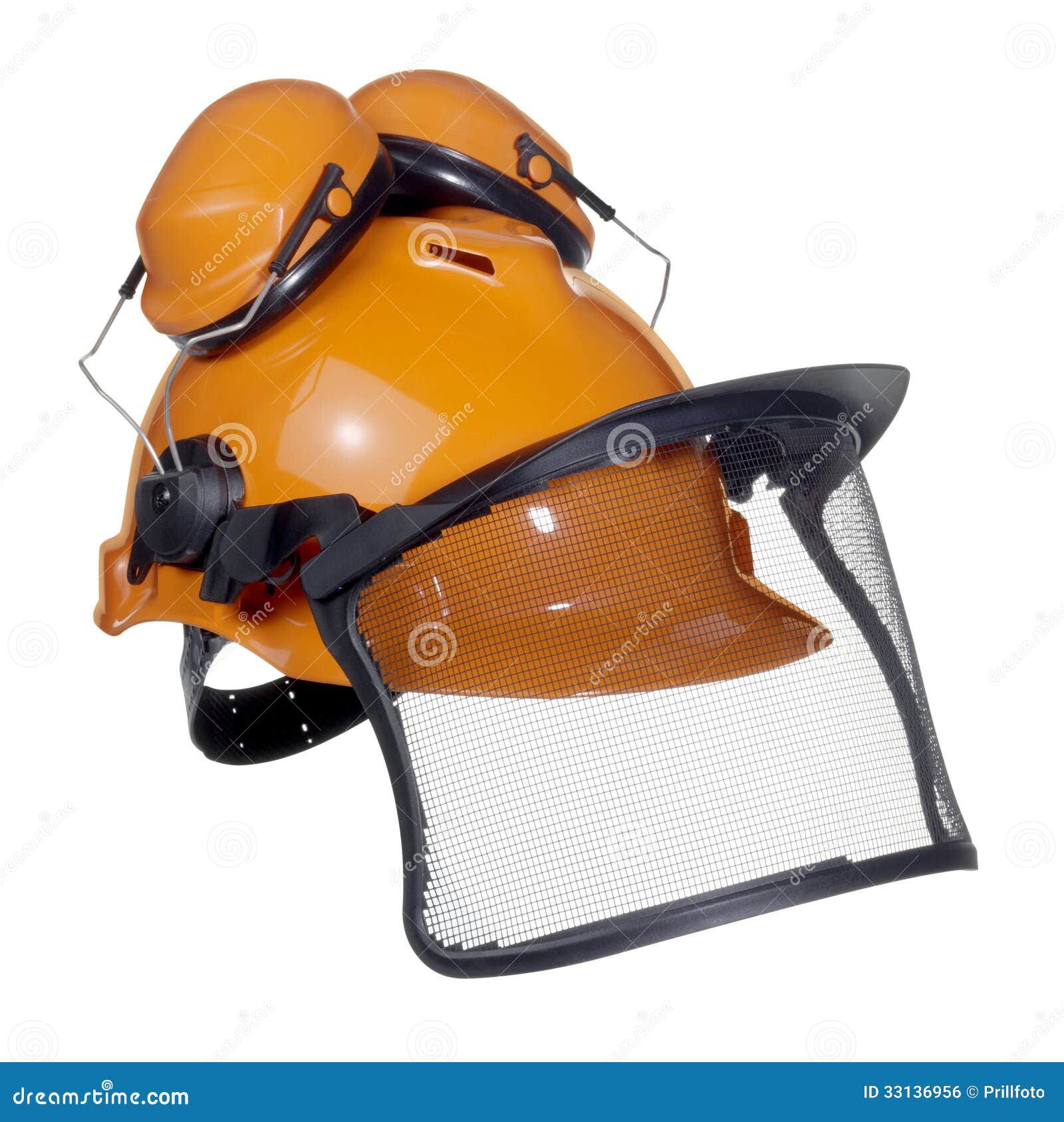 Protective Helmet in White Back Stock Photo - Image of isolated, clean ...
