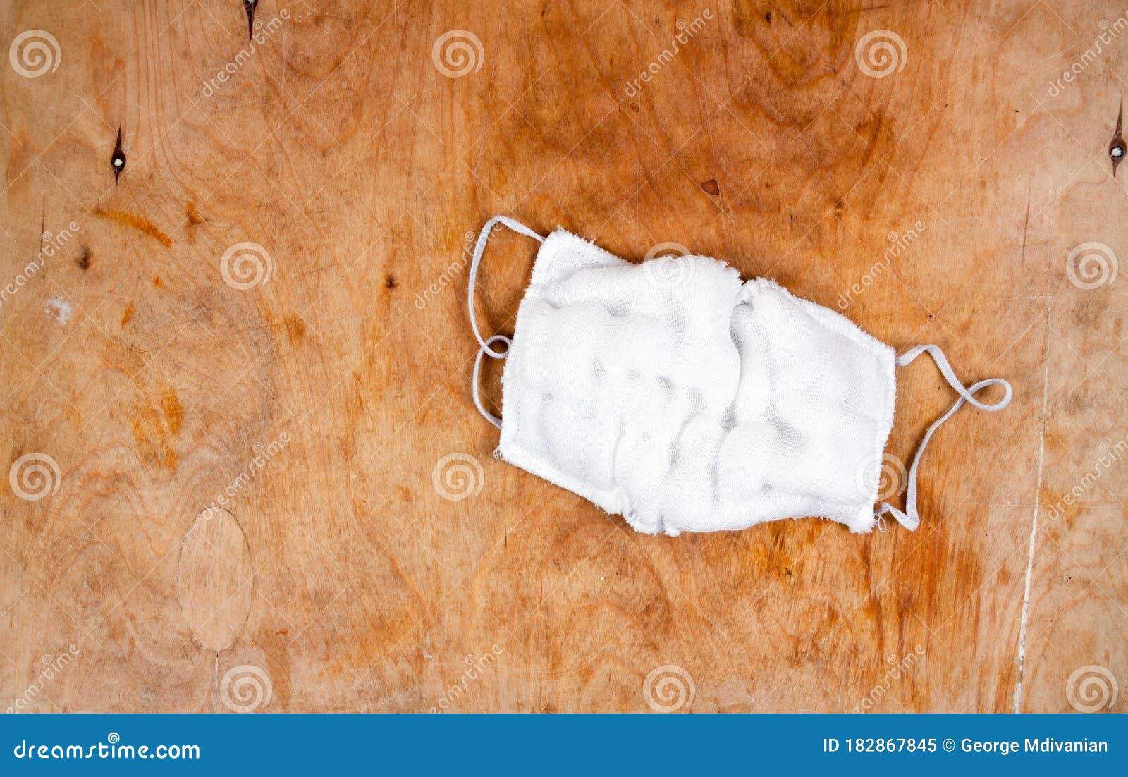 Protective Mask on the Table. Stock Image - Image of breath, prevent ...