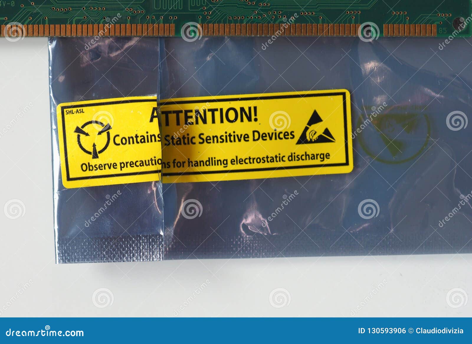 Protective Packet For Static Sensitive Devices Editorial Photo - Image ...