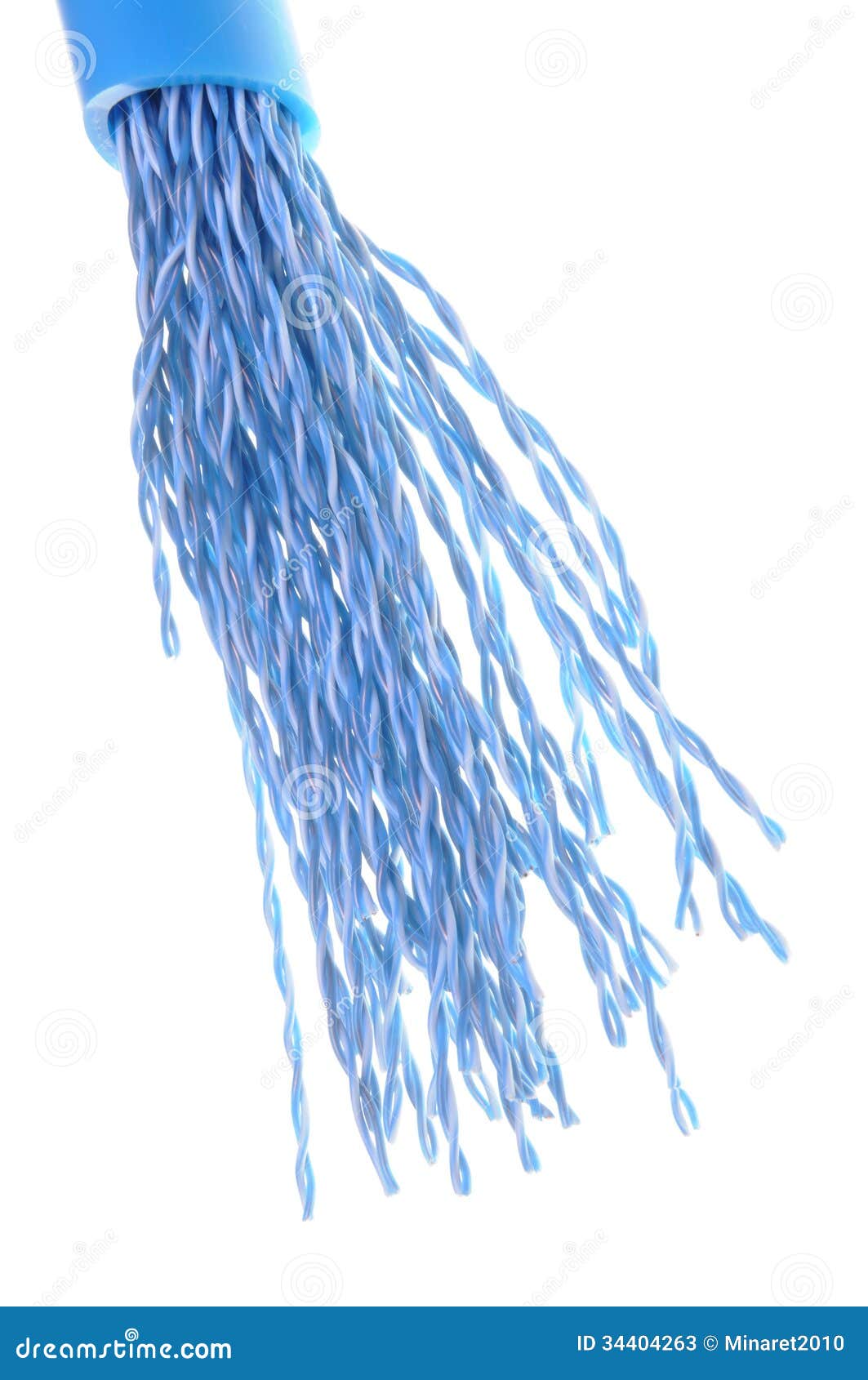 Protective Pipe with Cables Stock Image - Image of design, connection ...