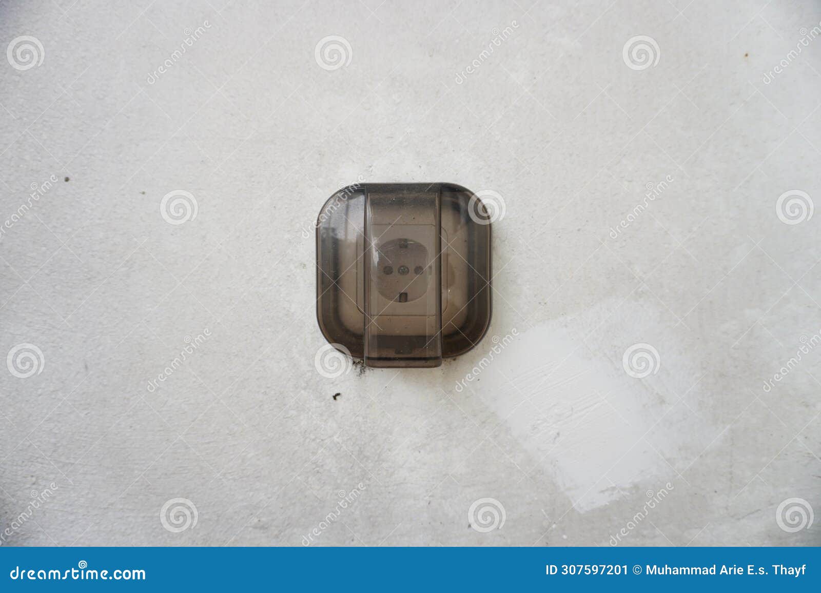 Protective Power Plugs on the Wall for User Safety Stock Image - Image ...