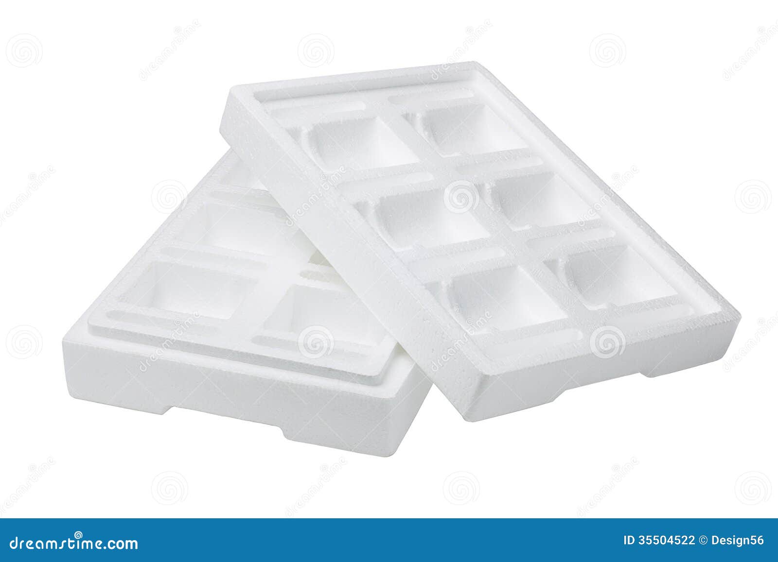 Protective Styrofoam Storage Box Stock Photo - Image of material ...