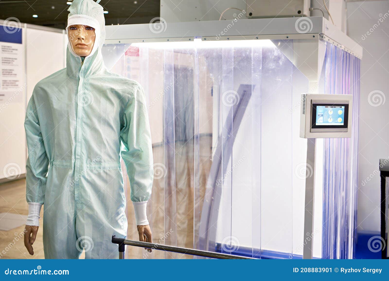 Protective Suit for Chemical Laboratory Stock Image - Image of ...