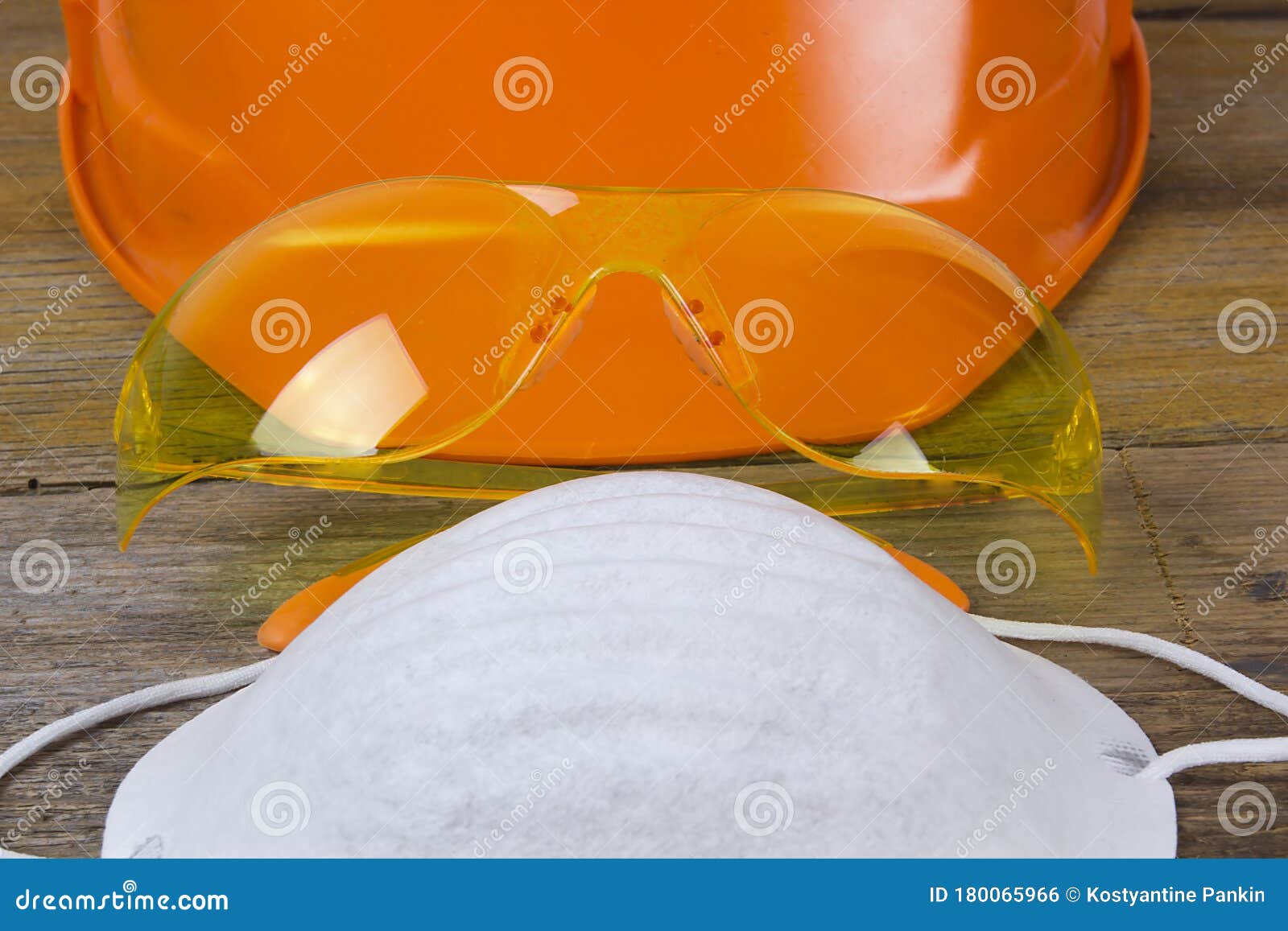 Protective Tools for Builder Stock Photo - Image of yellow, protection ...
