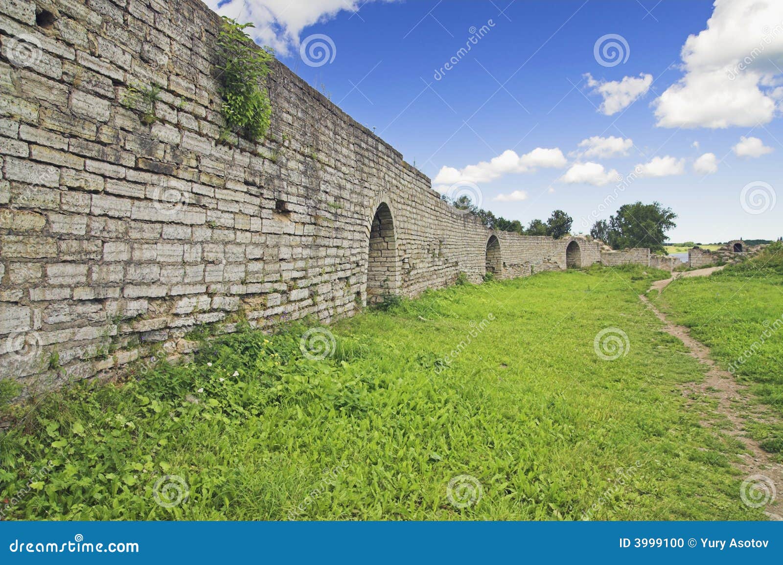 Protective Wall stock photo. Image of arch, ancient, blocks - 3999100