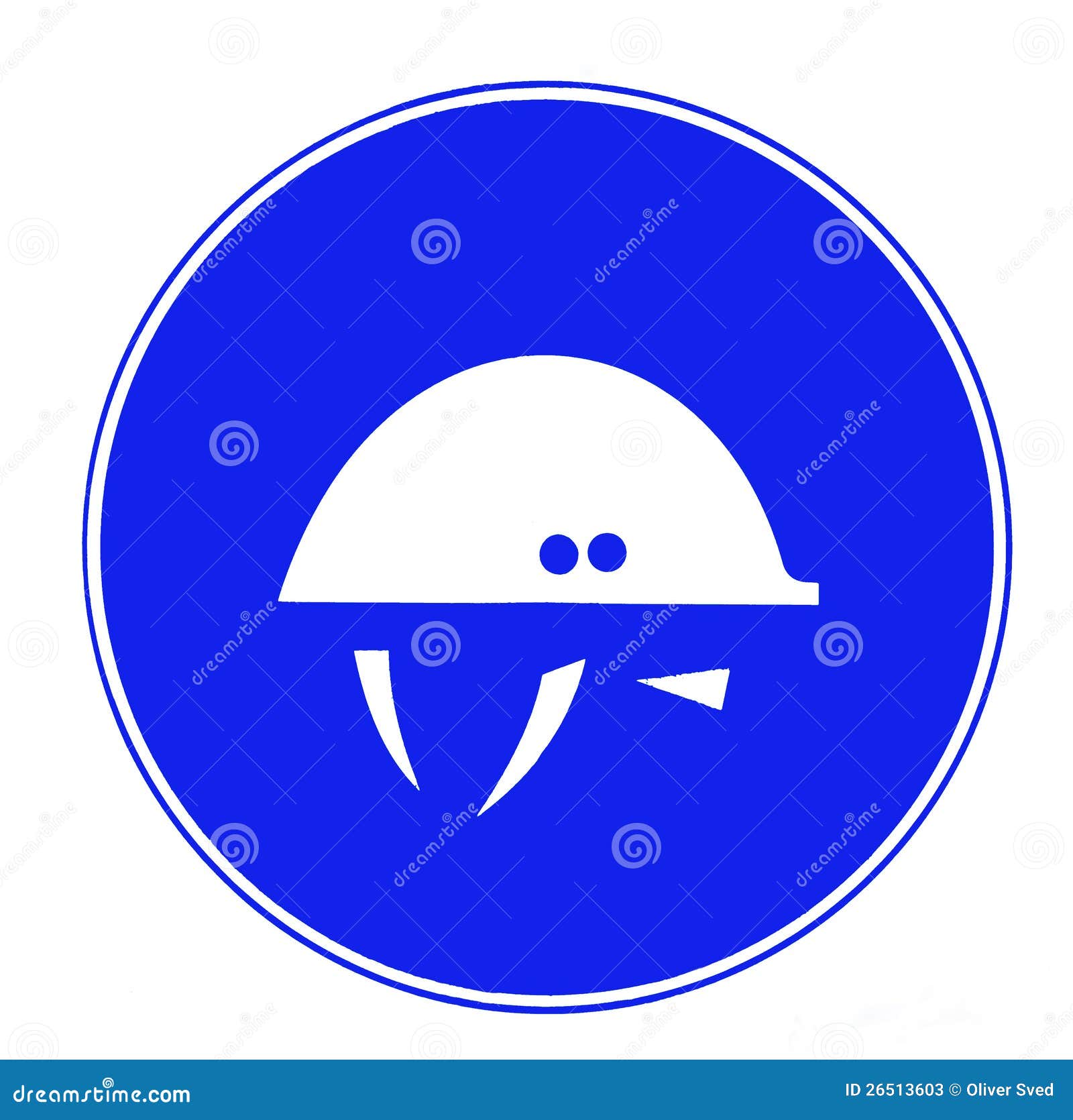 Protective workware symbol stock illustration. Illustration of beware ...