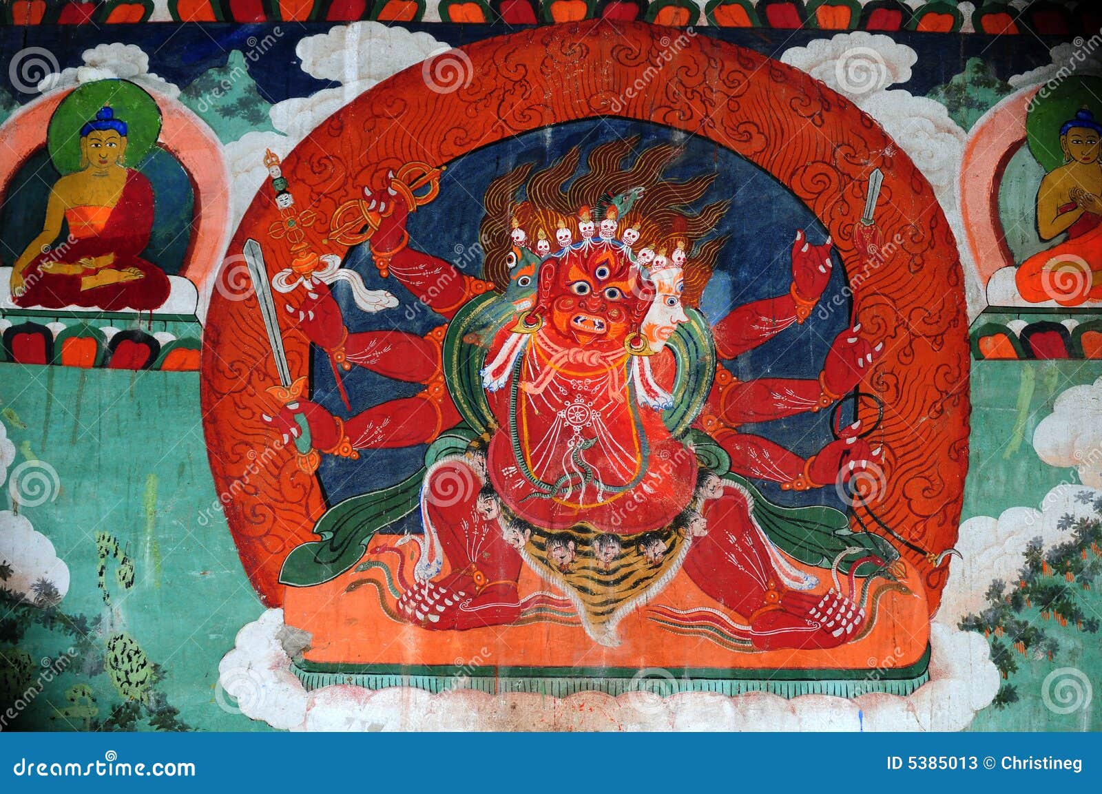 Protector Demon at Erdenezuu Stock Image - Image of asia, demon: 5385013