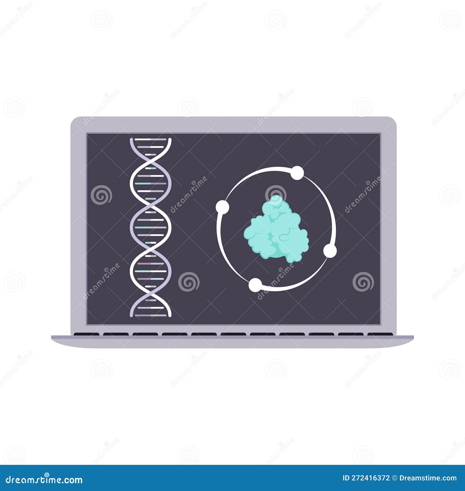 Analysis For Protein, Fat And Carbohydrates Icon Doodle Illustration ...
