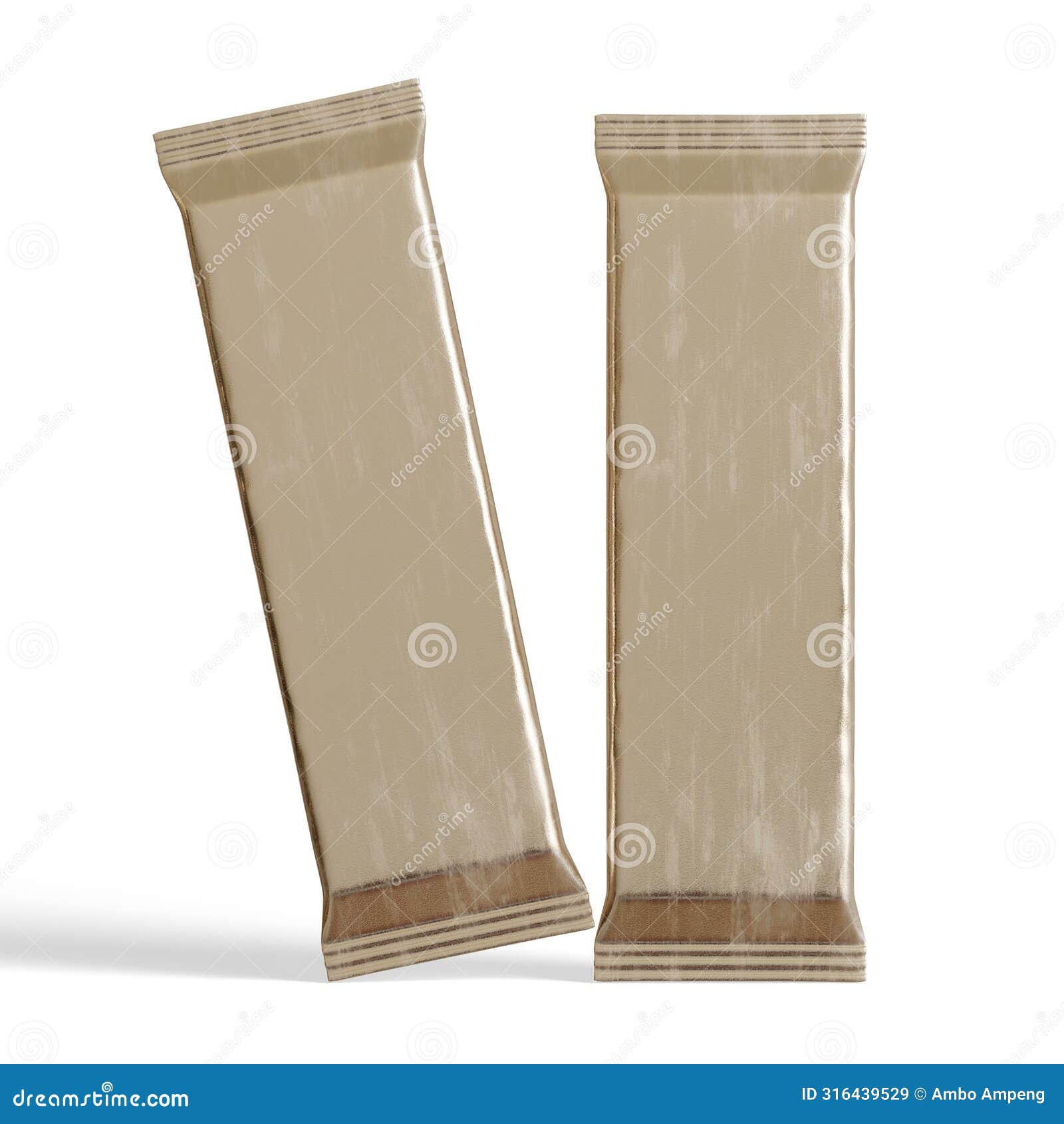Protein Bar Packaging 3D Render Stock Illustration - Illustration of ...