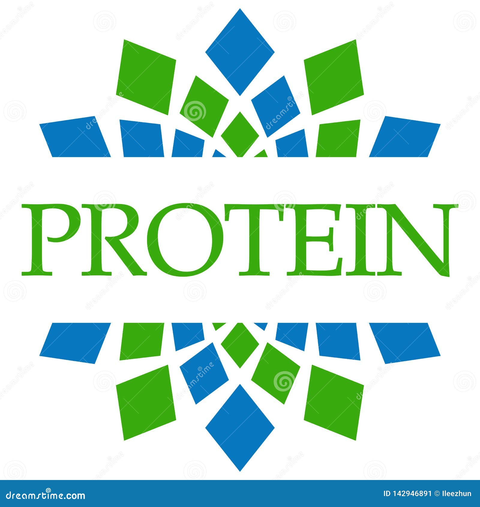 Protein Blue Grey Circular stock illustration. Illustration of source ...