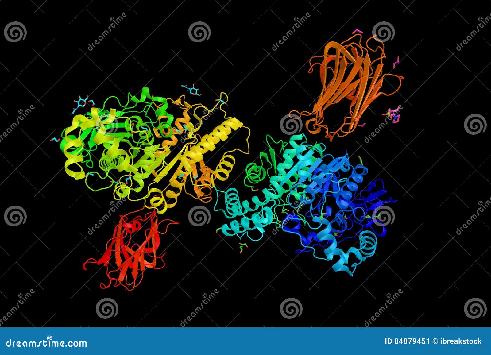 A Protein Complex Formed between Neurexin-1-beta Stock Illustration ...