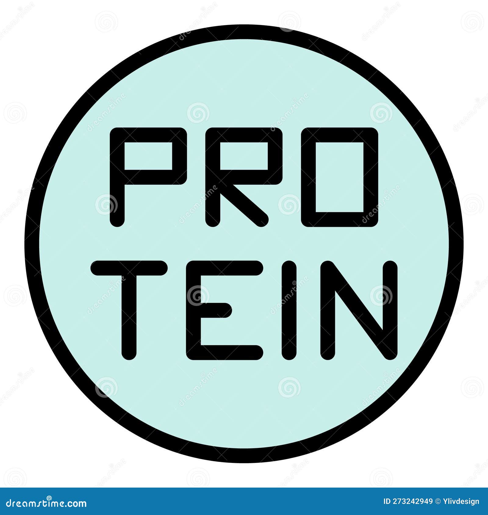 Protein Complex Icon Vector Flat Stock Illustration - Illustration of ...