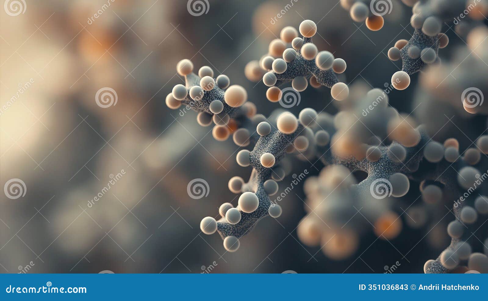 Protein Folding Pattern Visualization Featuring Complex Molecular ...