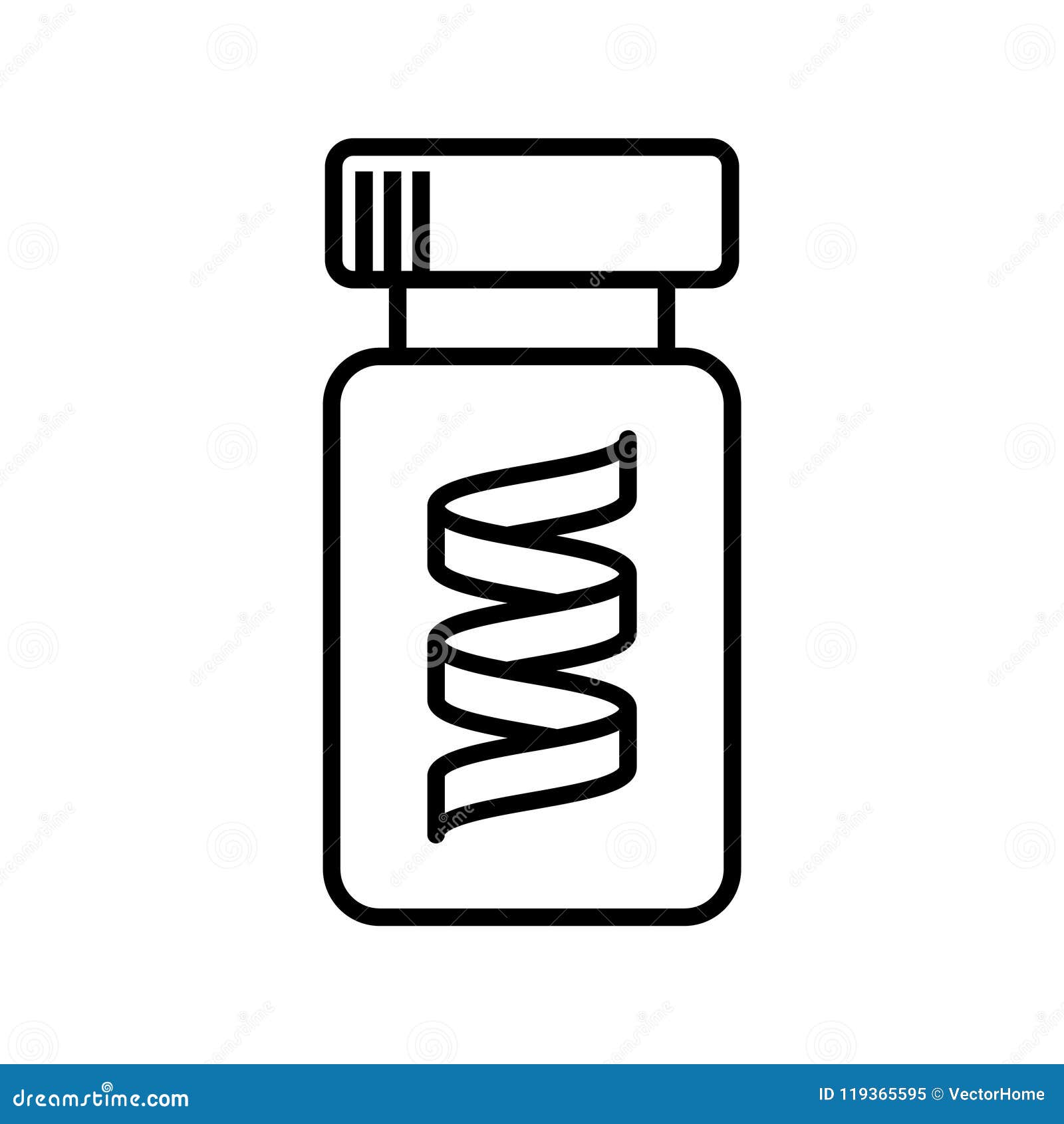 Protein icon, illustration stock vector. Illustration of element ...