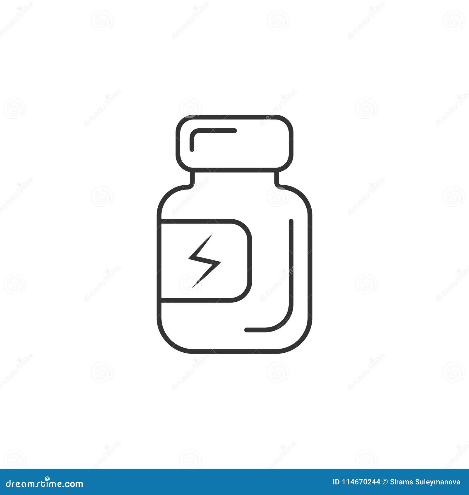 Protein Icon. Simple Element Illustration. Protein Symbol Design ...