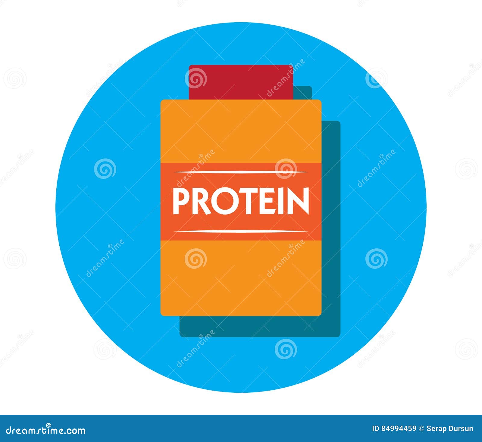 Protein Logo with Bottle stock vector. Illustration of chemistry - 84994459