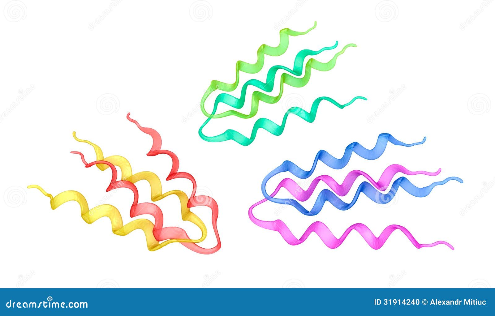 Protein 3D Model Royalty-Free Stock Photography | CartoonDealer.com ...