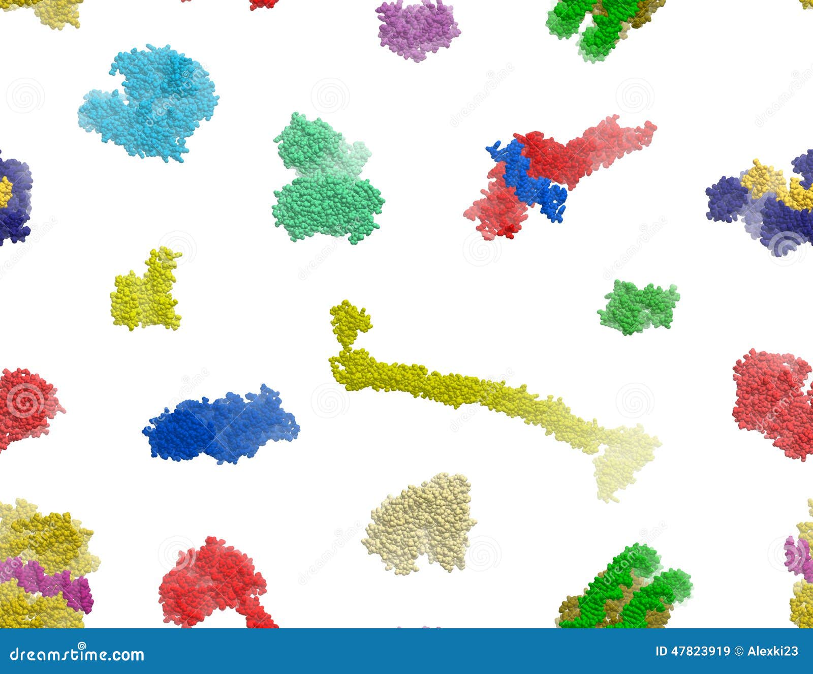 Protein pattern stock image. Illustration of proteins - 47823919