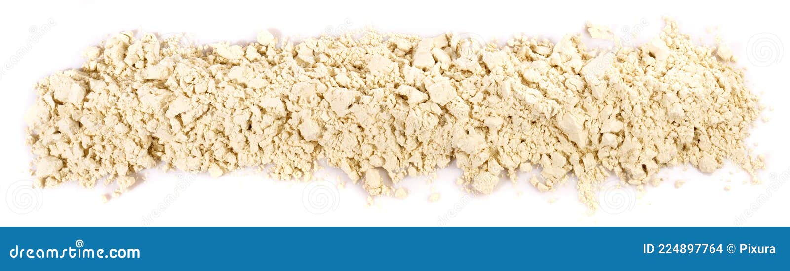 Protein Powder Banner Isolated on White Background Stock Photo - Image ...