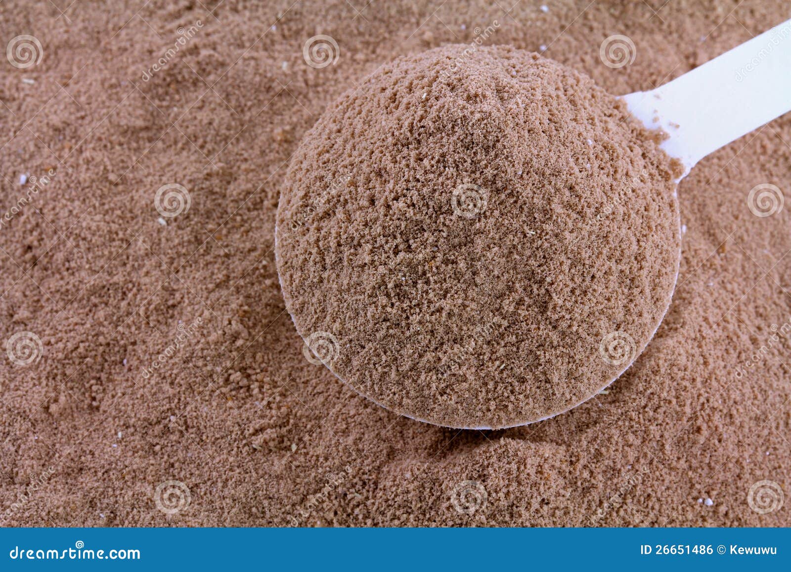 Protein Powder with Chocolate Flavor Stock Photo - Image of malt ...