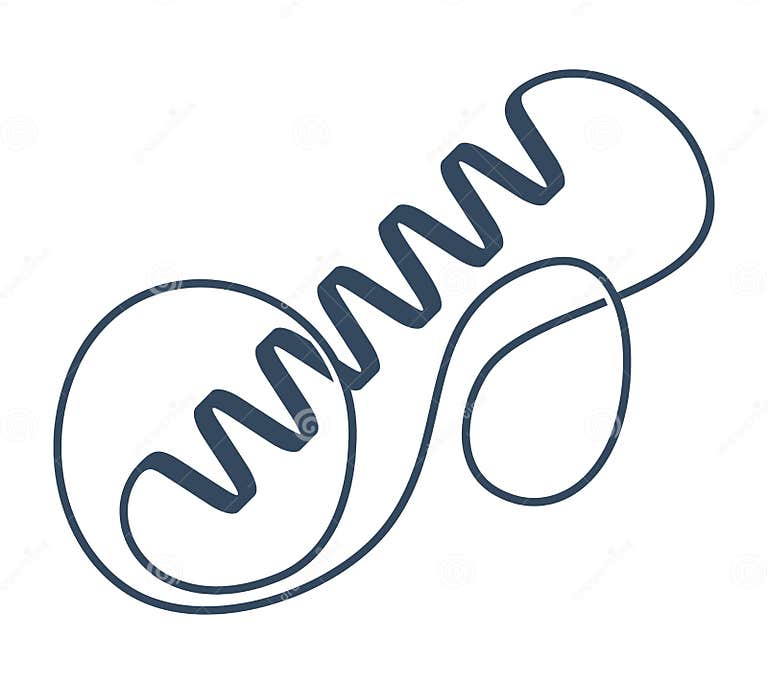 Protein Structure Flat Simple Icon Stock Vector - Illustration of ...