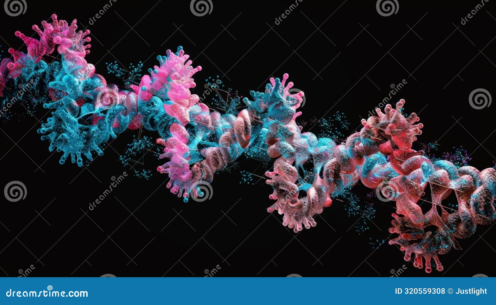 A Protein Structure with a Large Section Missing Showing Where a ...