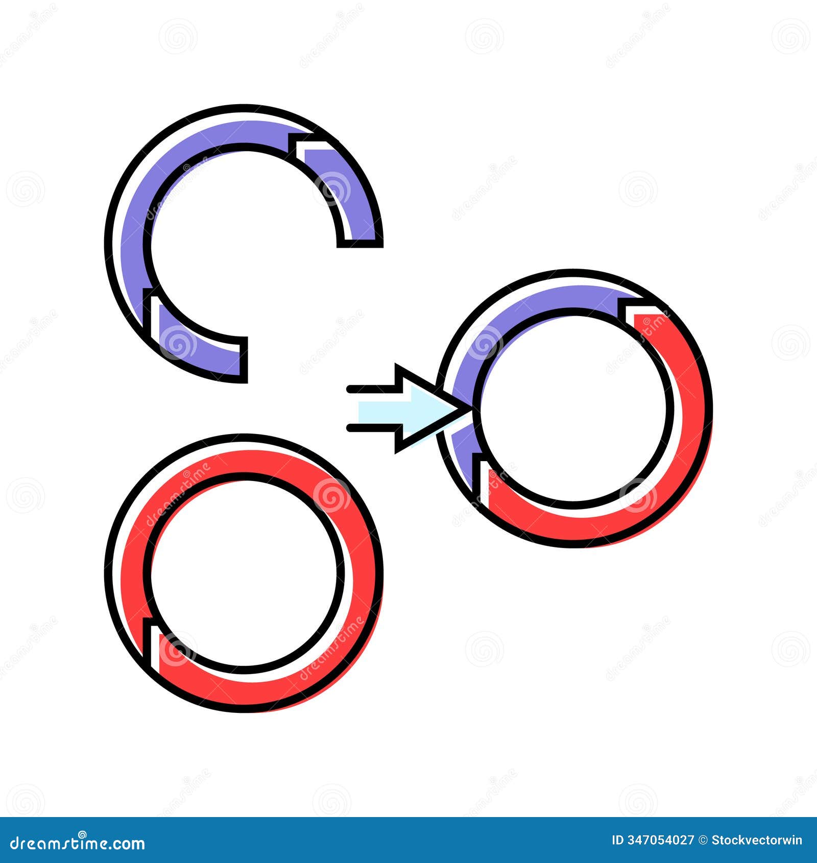 Protein Synthesis Cryptogenetics Color Icon Vector Illustration Stock ...