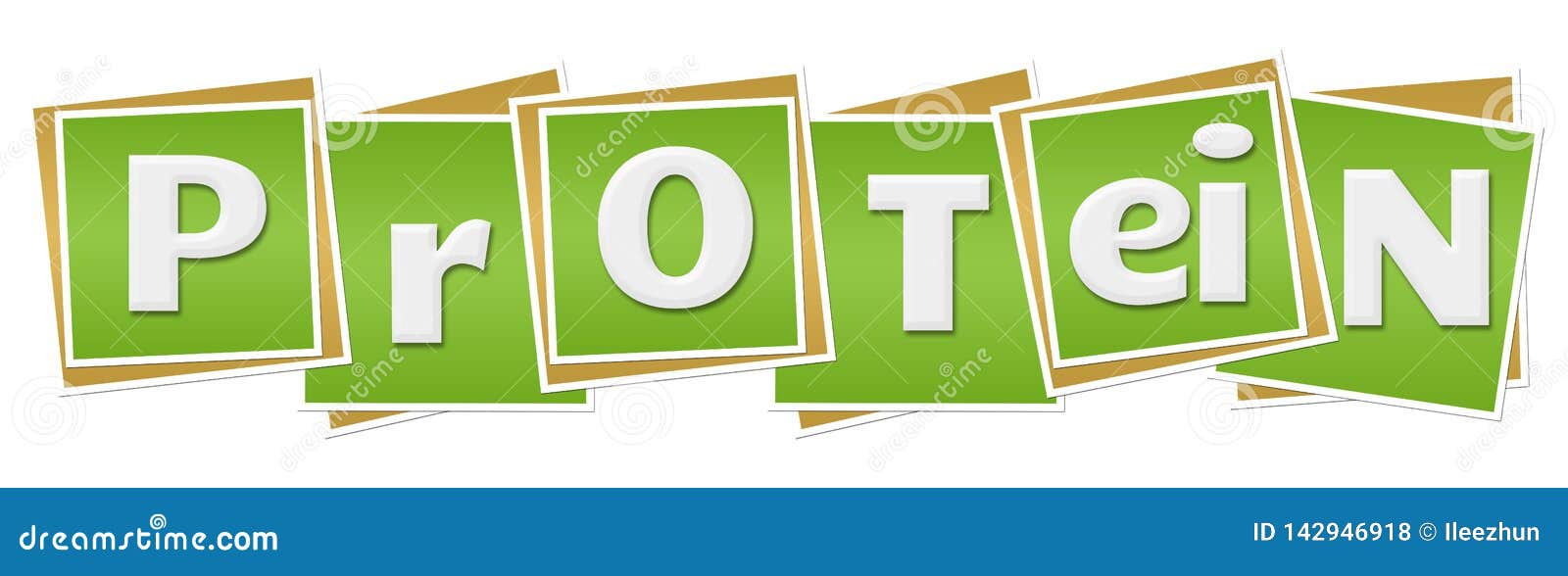 Protein Green Blocks stock illustration. Illustration of whey - 142946918