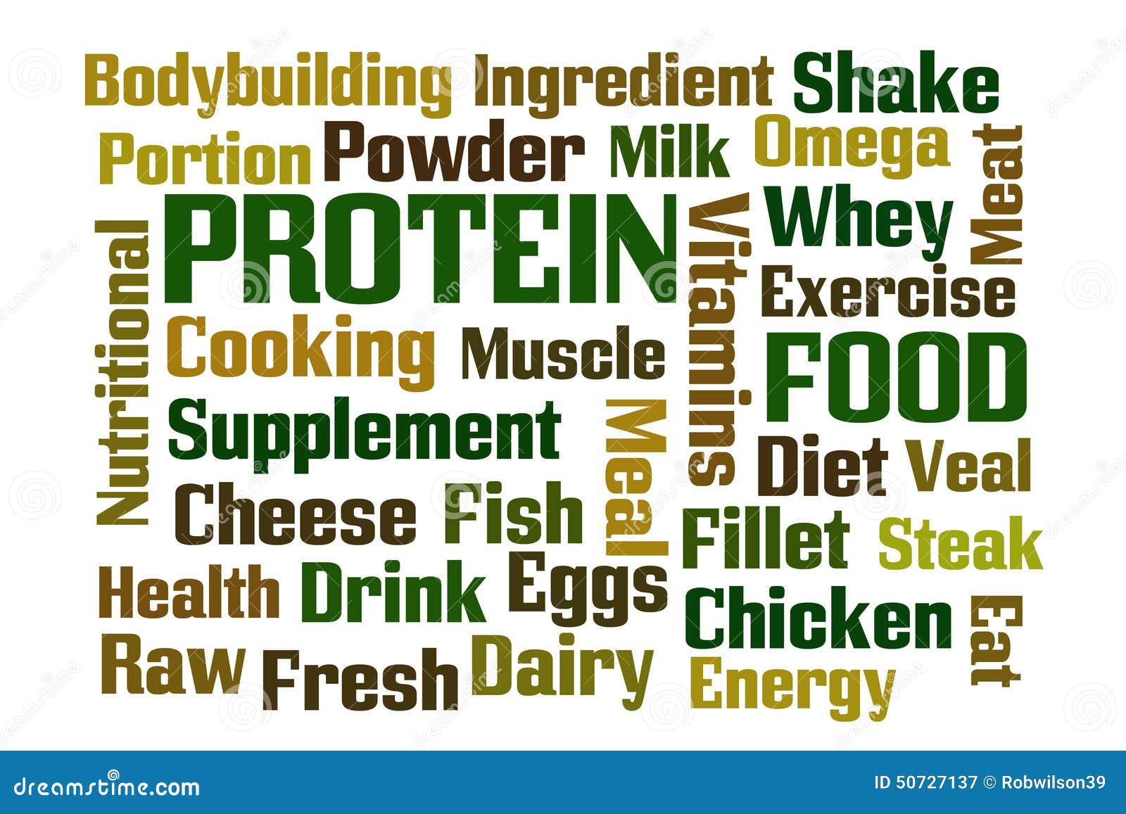 Protein stock illustration. Illustration of meal, nutritional - 50727137