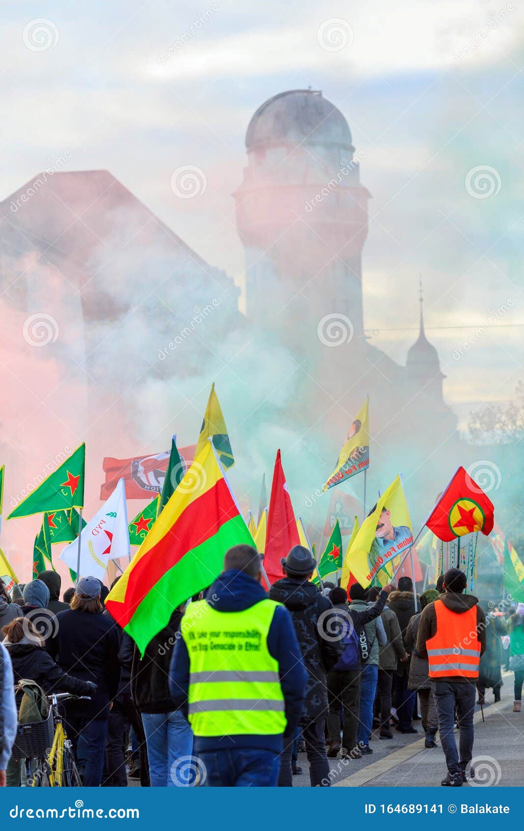 Protest Actions in Solidarity with Rojava in Zuerich, Switzerland ...