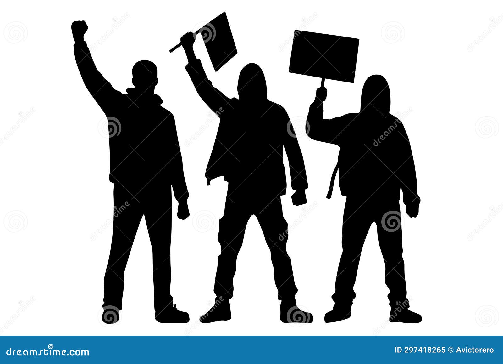 Activist, Riot, Crowd, Protest Line Icon. Elements Of Protests ...
