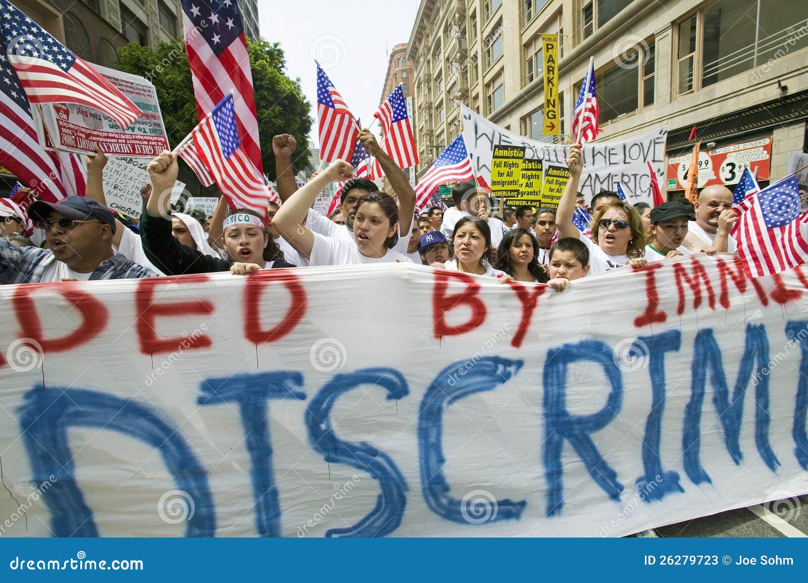 Protest Against Illegal Immigration Editorial Stock Photo - Image of ...