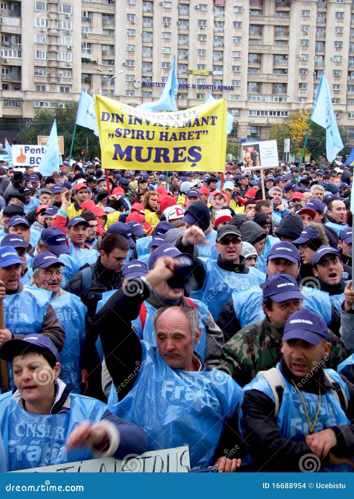 Protest in Bucharest editorial stock image. Image of protest - 16688954