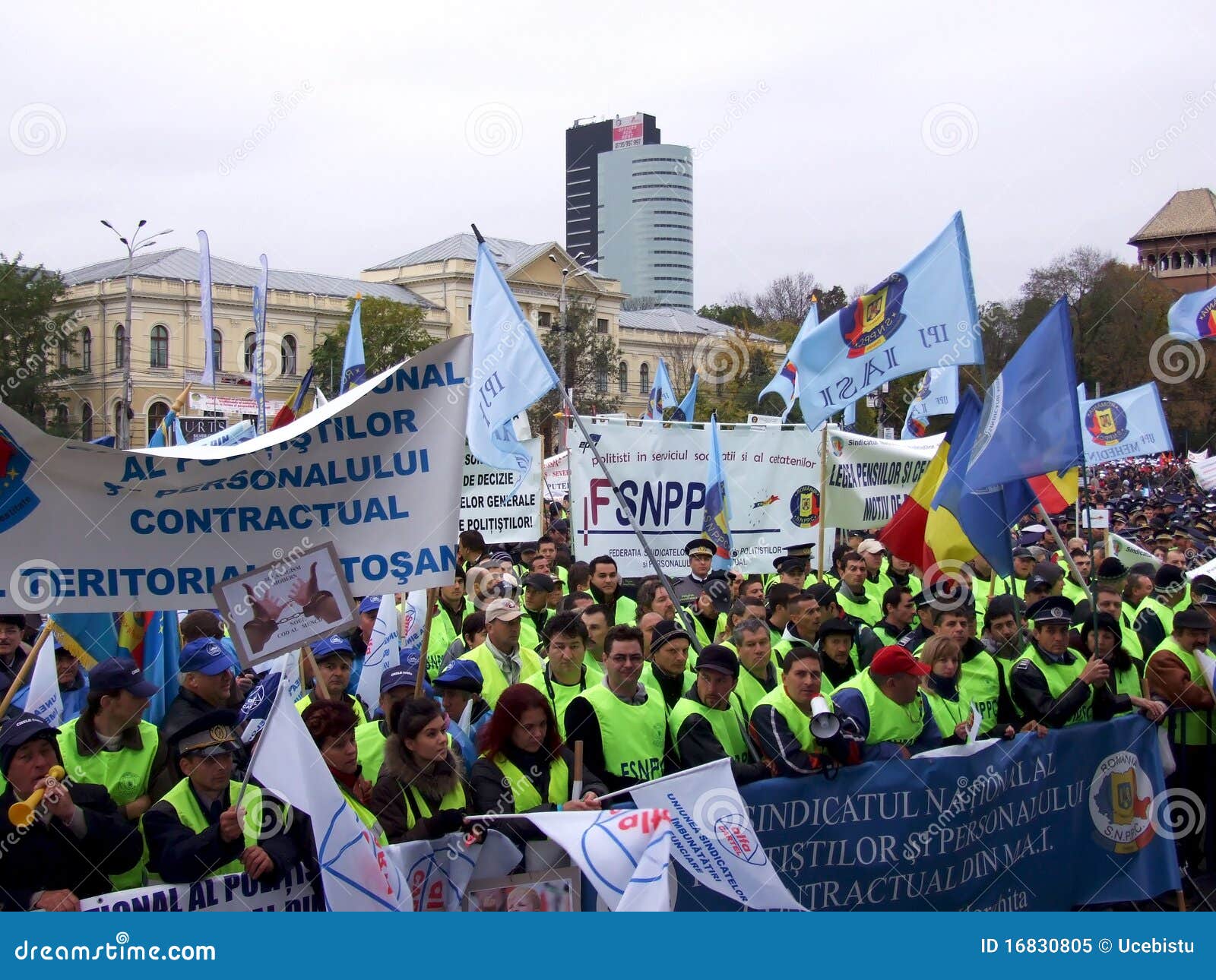 Protest in Bucharest editorial image. Image of romania - 16830805