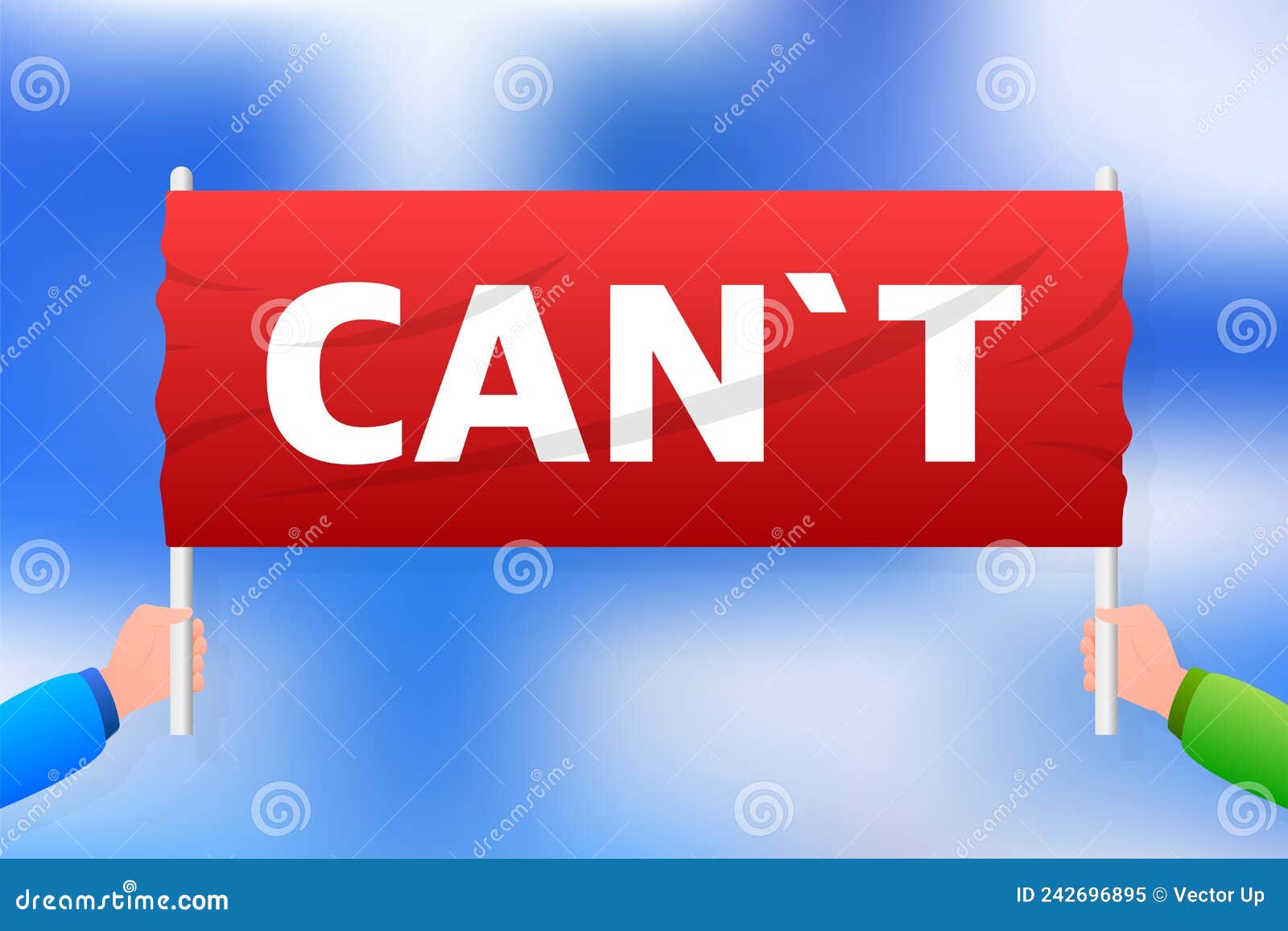 Cant To Can Illustration Design | CartoonDealer.com #34753999