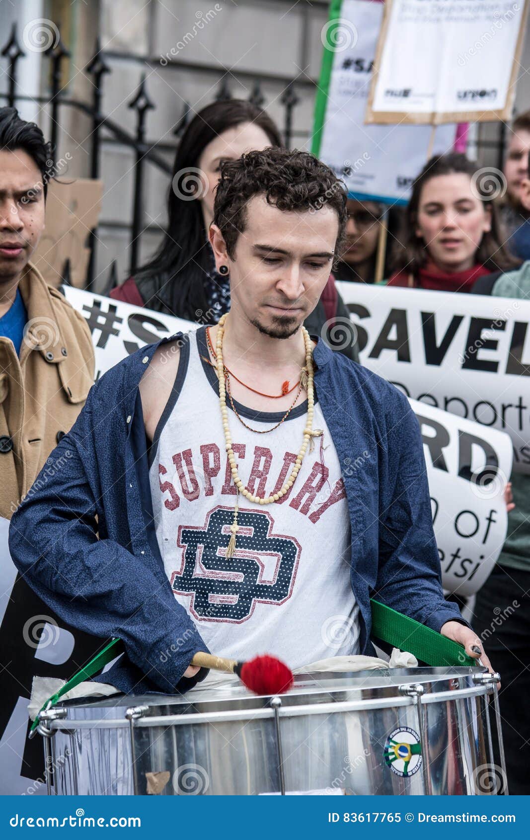 Protest Drums editorial image. Image of drumming, demonstration - 83617765
