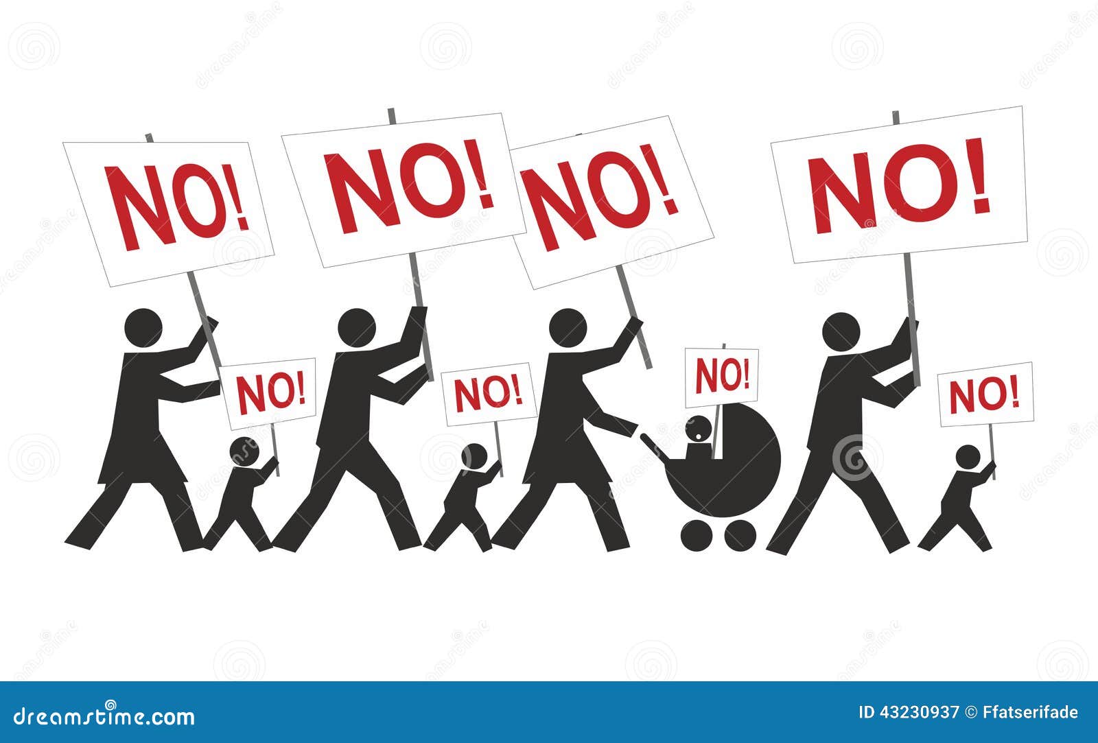 Protest stock illustration. Illustration of decoration - 43230937