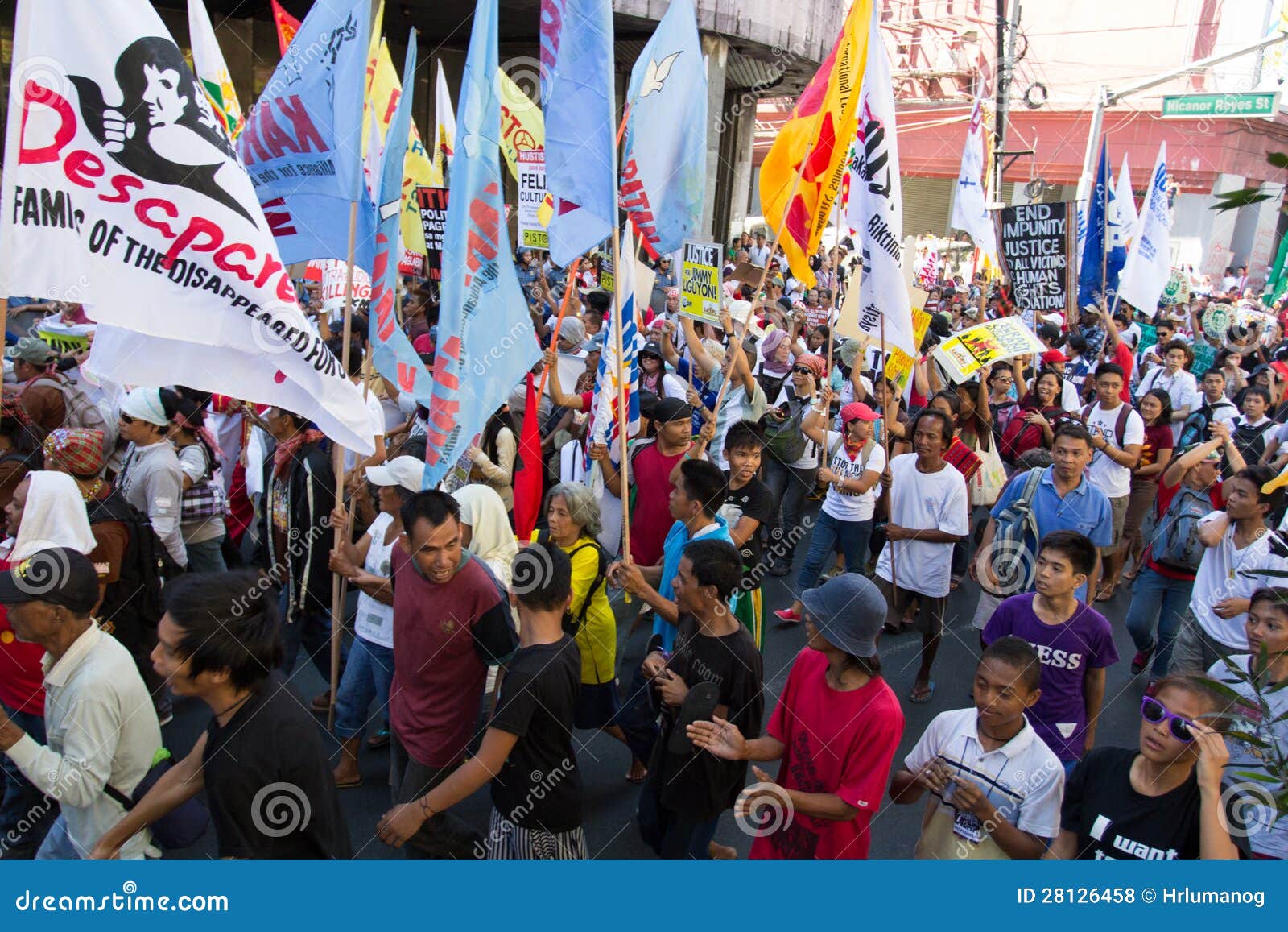 Protest during Human Rights Day Editorial Stock Photo - Image of ...