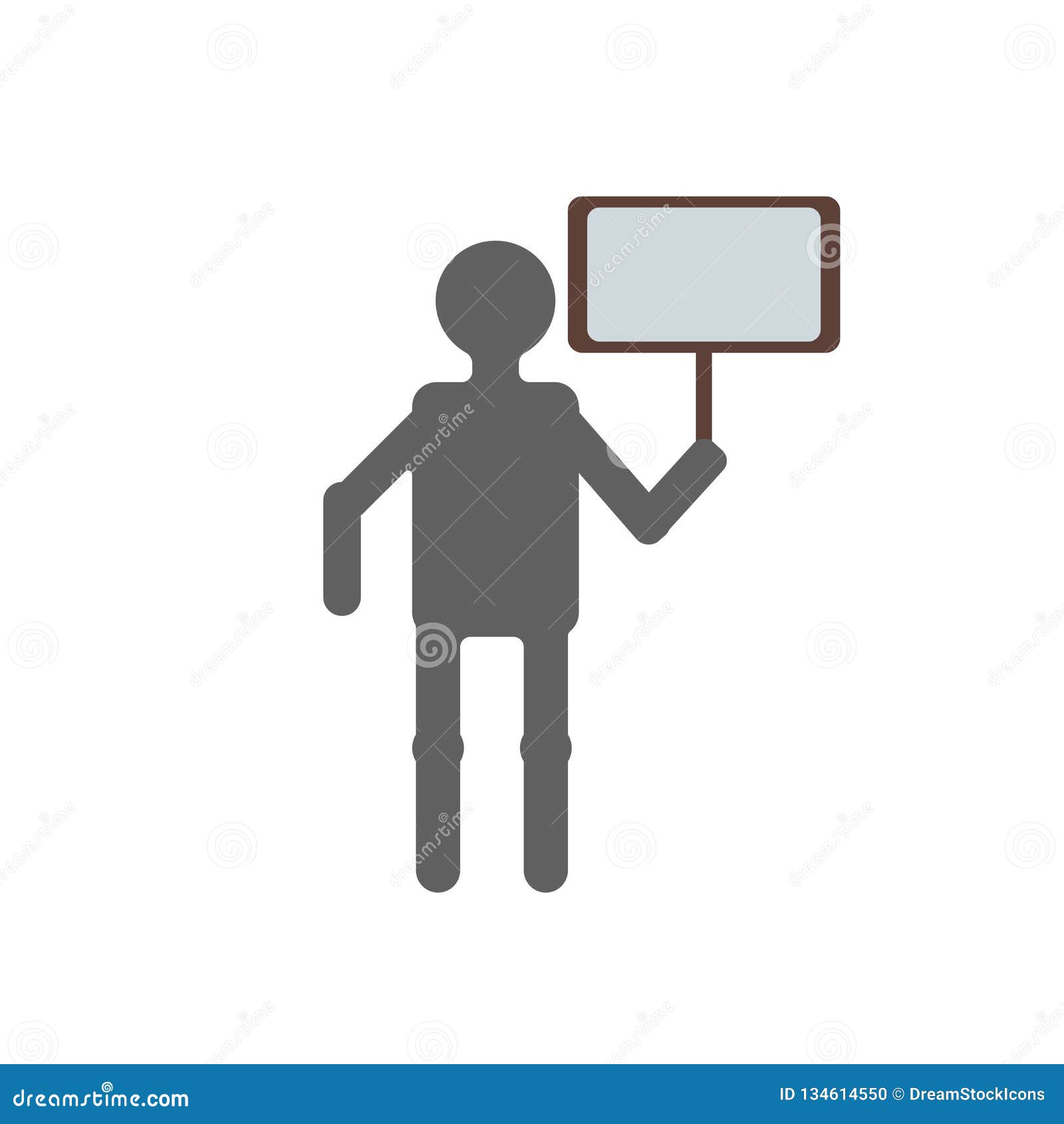 Protest Icon Vector Sign and Symbol Isolated on White Background Stock ...