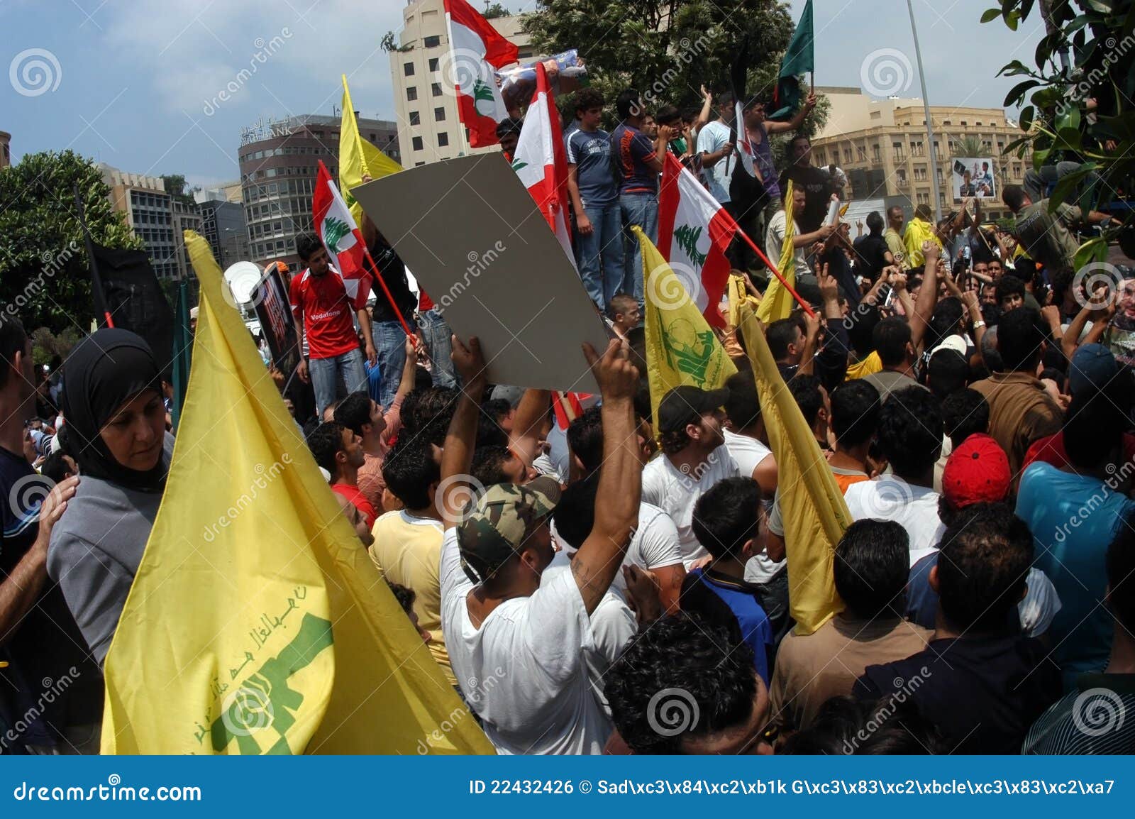 Protest in Lebanon editorial photo. Image of arabic, beirut - 22432426