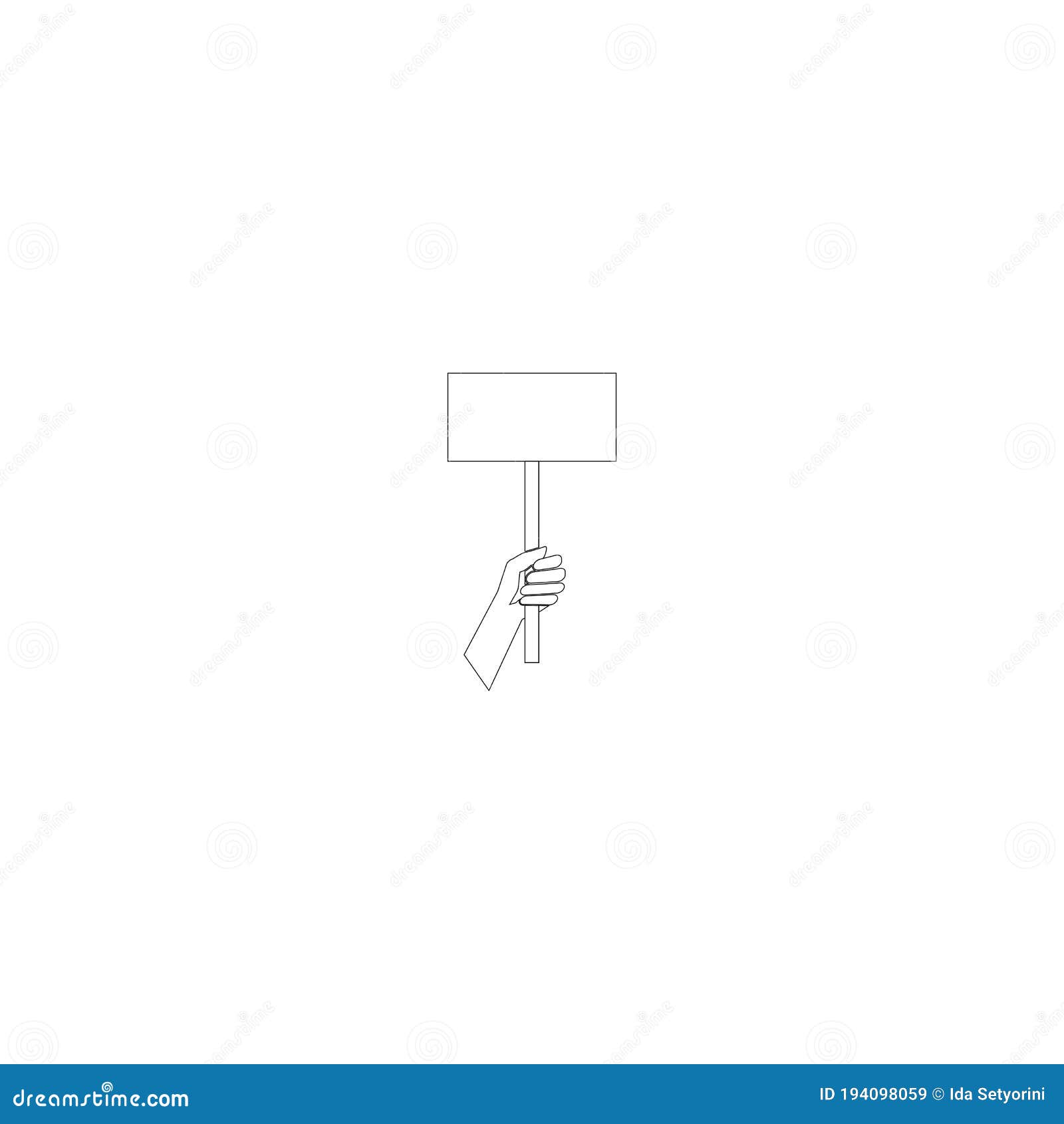 Protest logo stock vector. Illustration of paper, color - 194098059