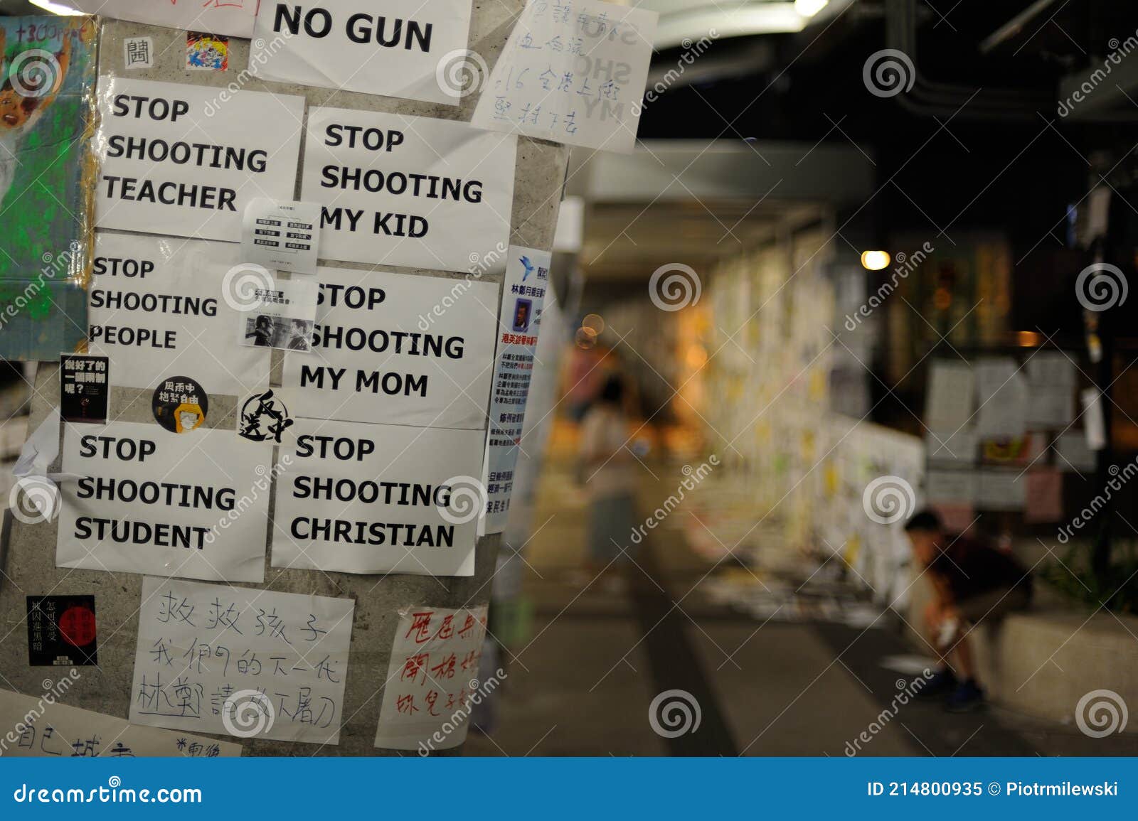 Protest Notes and Messages Supporting Freedom of Speech and Human ...