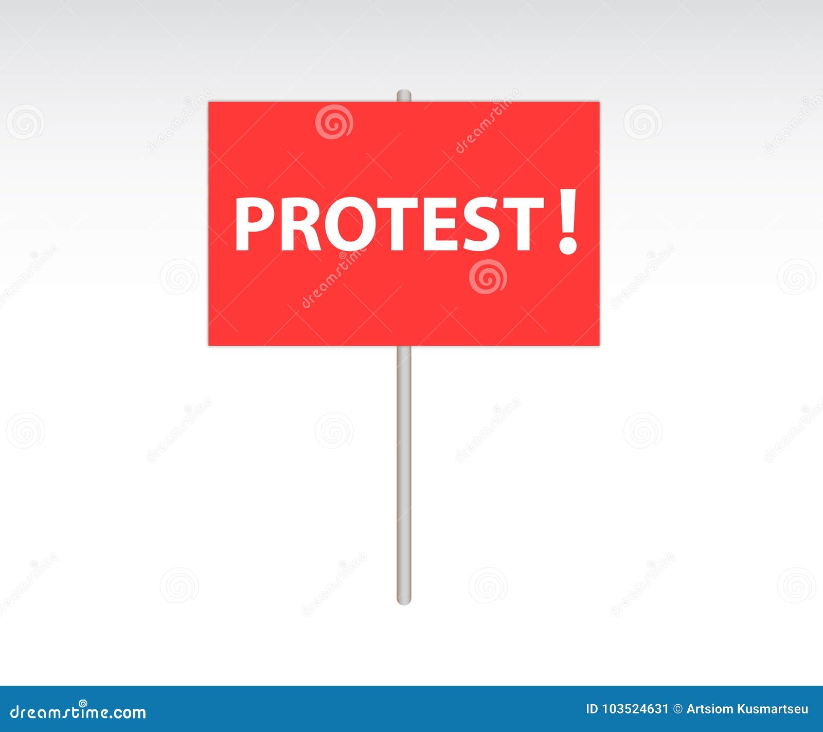 Protest Posters. Realistic Banners Of Protester People On Political ...