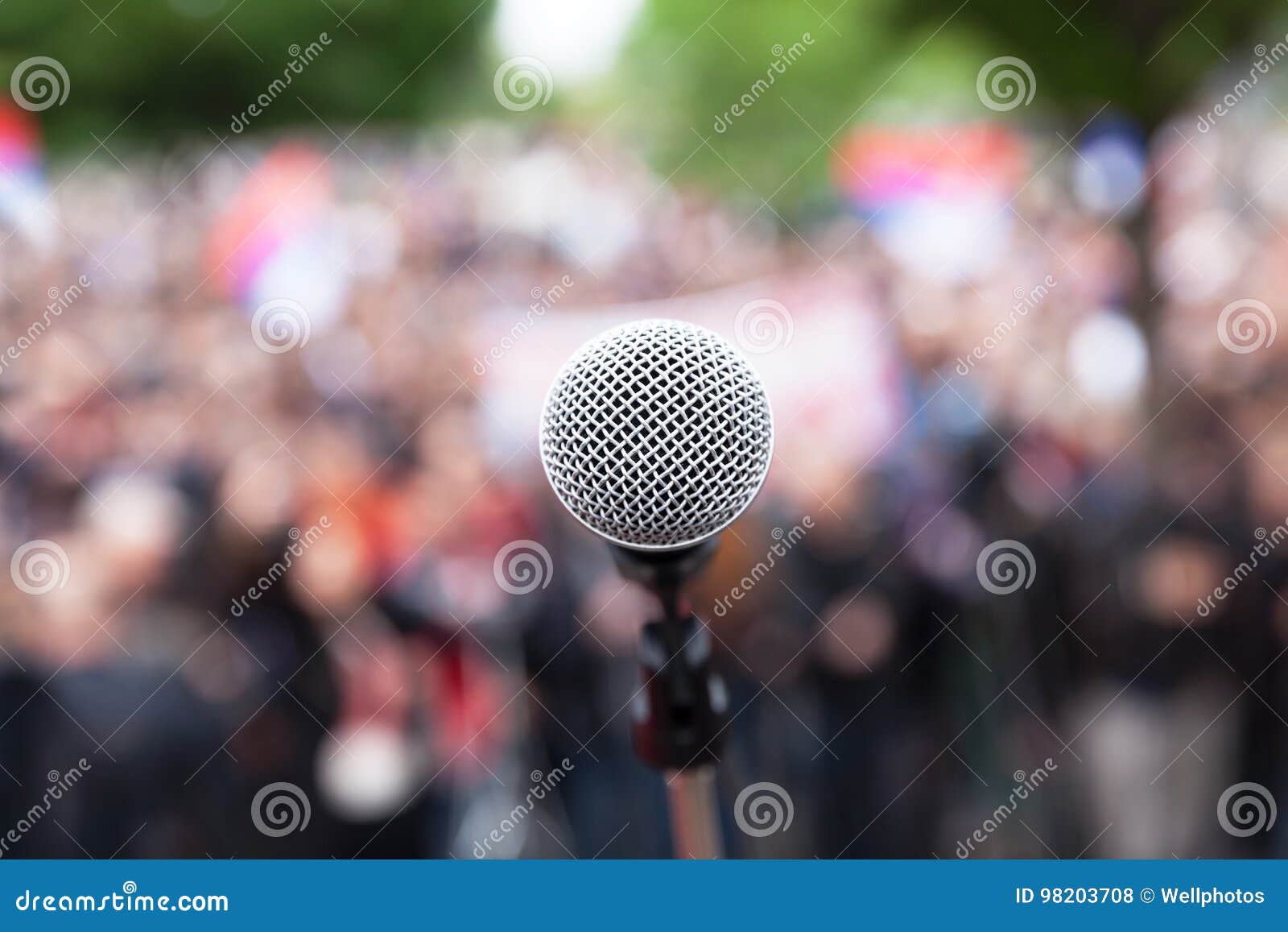 Protest. Public Demonstration. Stock Photo - Image of demonstration ...