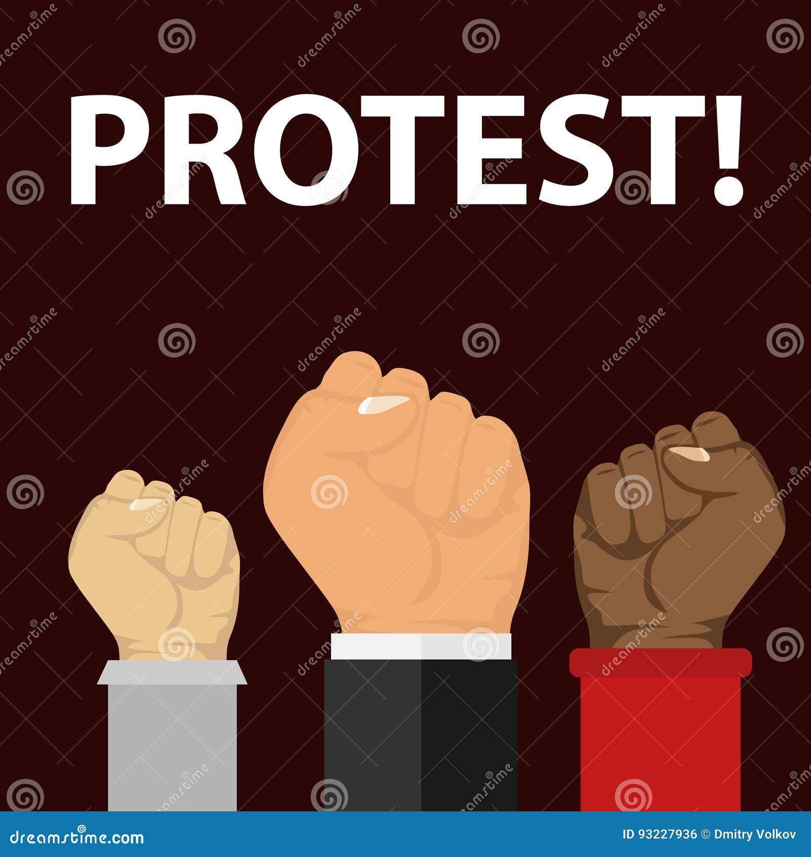 Protest, revolution stock vector. Illustration of design - 93227936