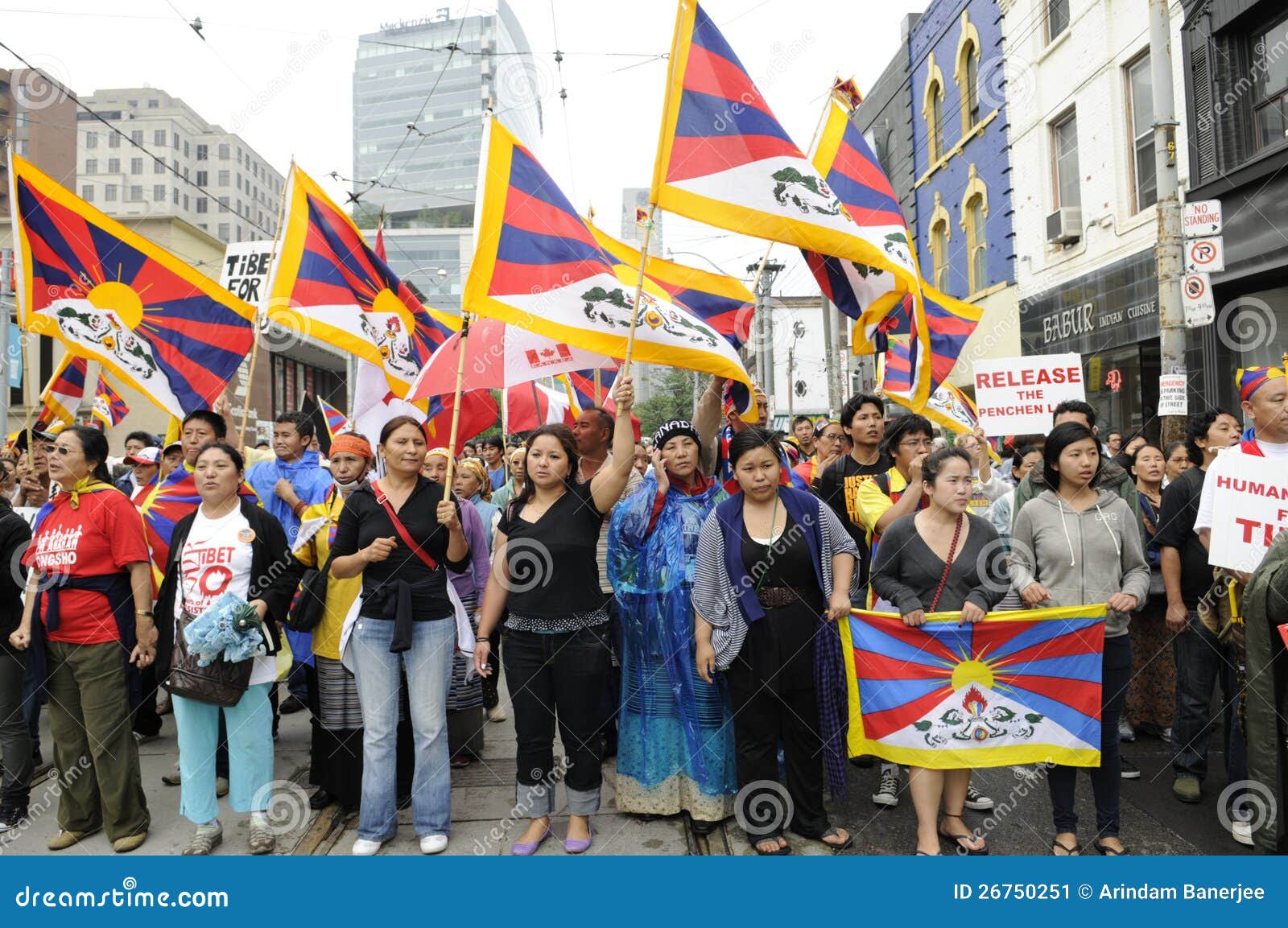 Protest in Toronto. editorial photo. Image of flags, nation - 26750251